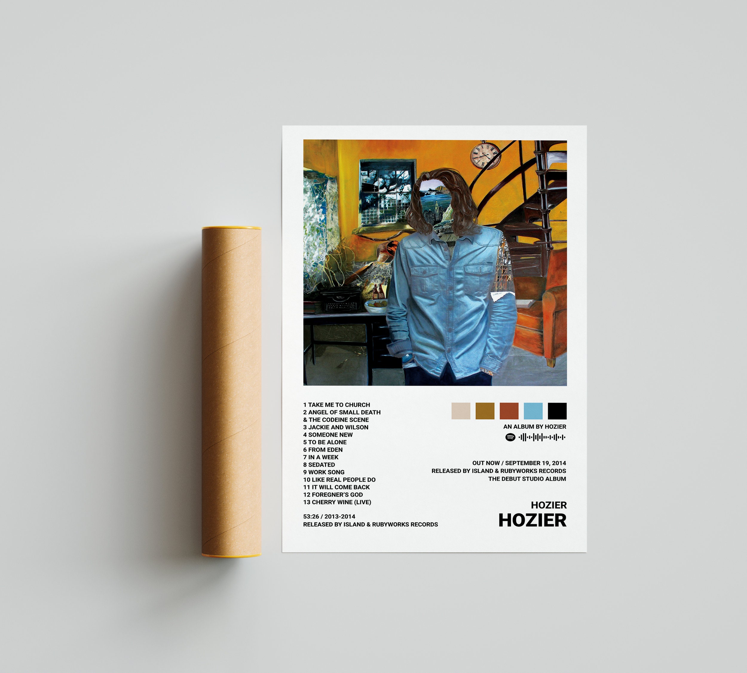Hozier Posters / Hozier Poster Tracklist Album Cover Poster - Etsy