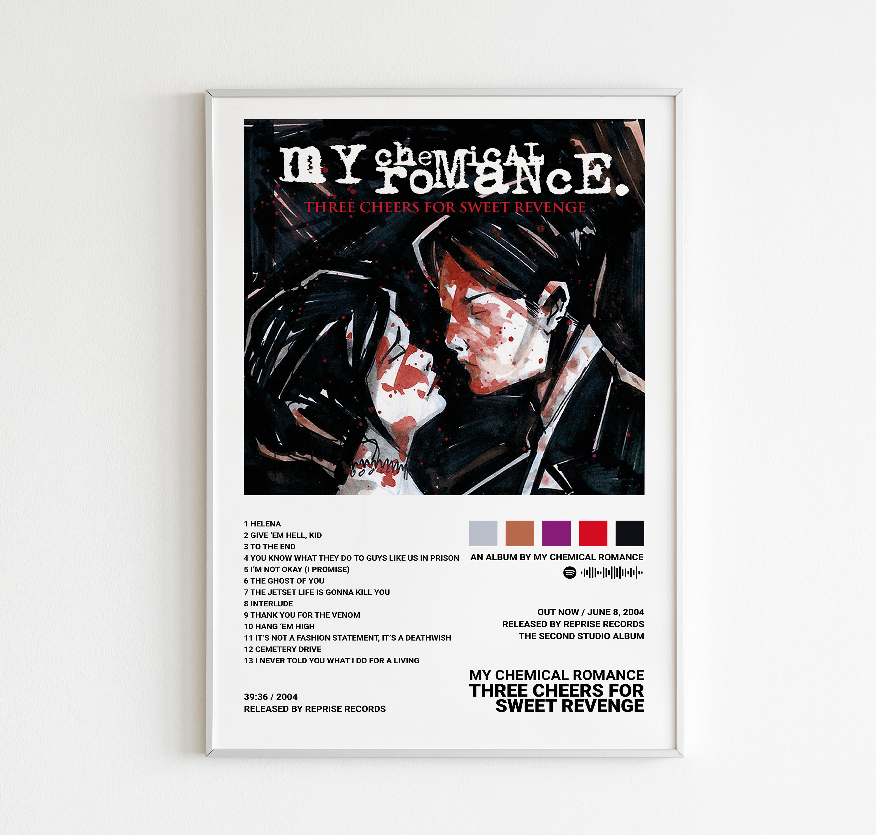 My Chemical Romance Three Cheers For Sweet Revenge Artwork