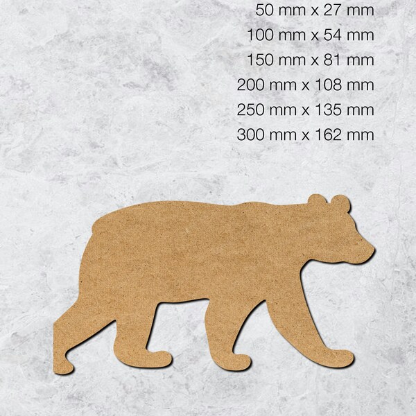 Large Silhouette Black Bear Template - Etsy