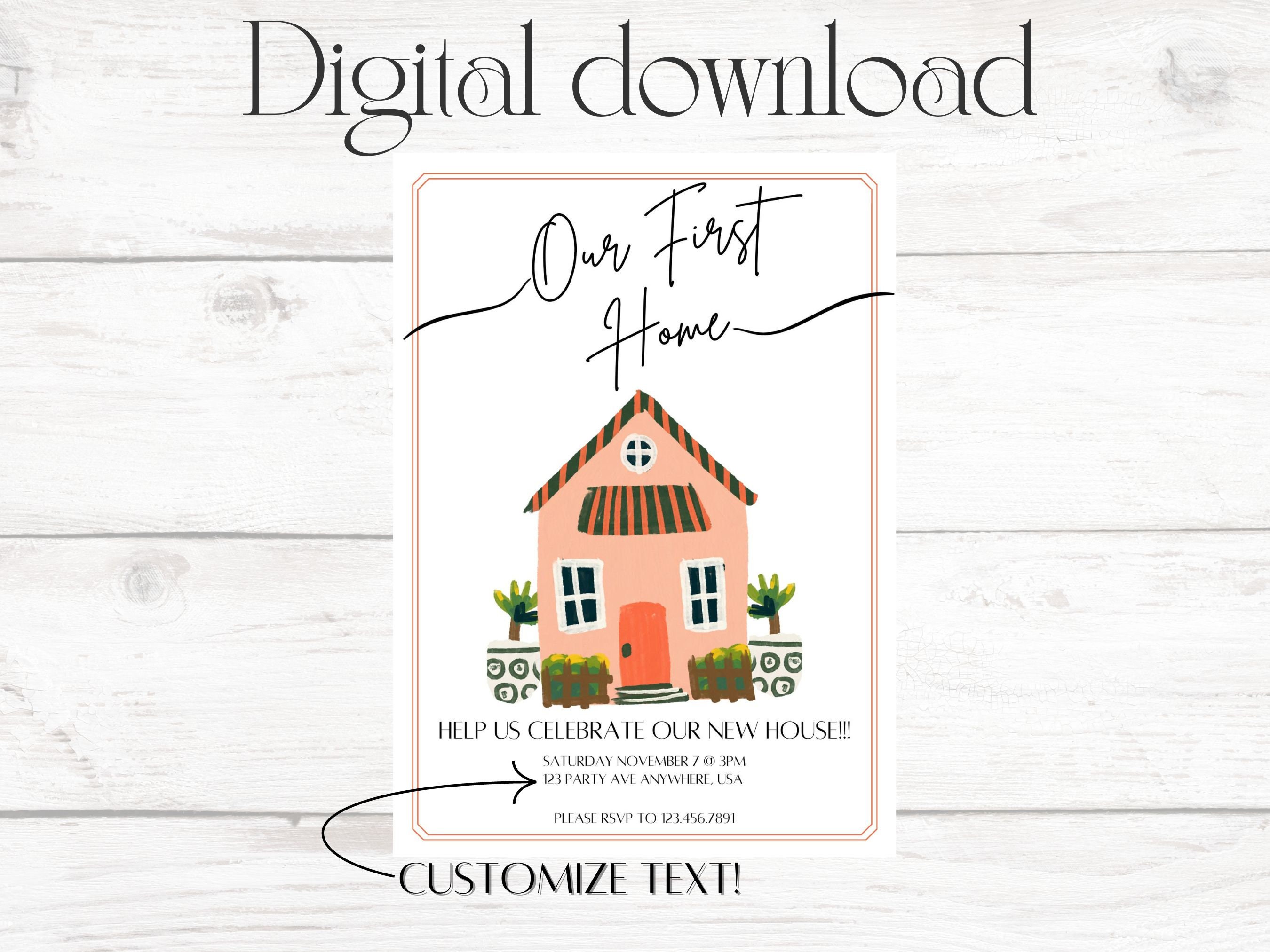 Housewarming Party Invitation New Home Party Invitation - Etsy