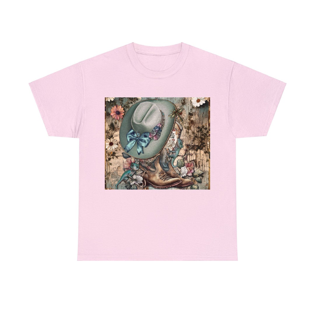 Gecko Magic and the Cowgirl Way two-sided Printed Heavy - Etsy