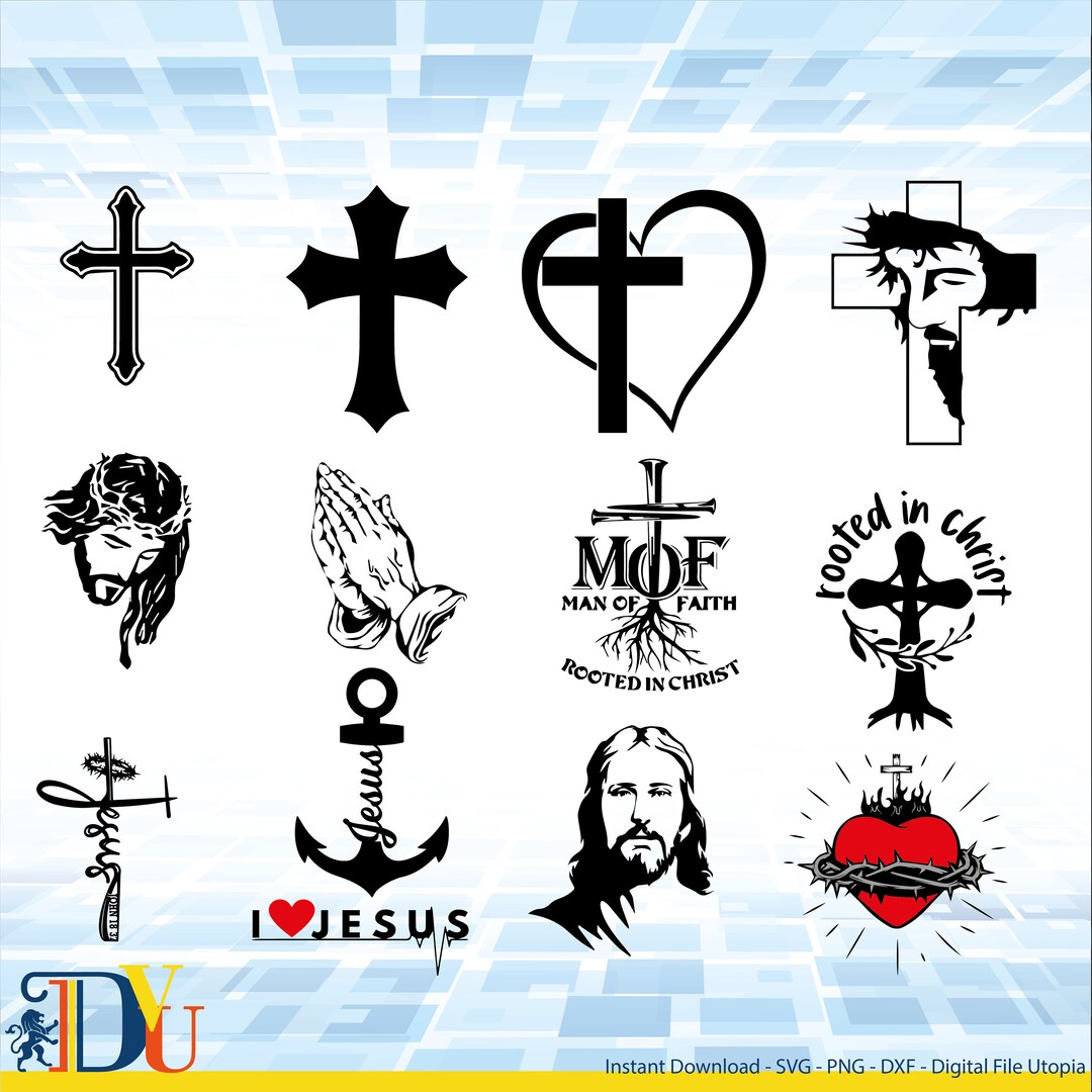Jesus SVG Bundle, Jesus Svg, Christian SVG Bundle, Christian SVG, Faith ...