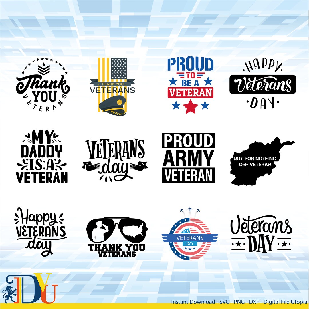 Thank You Veterans Svg, Military Svg, Patriotic Svg, Veteran Png ...