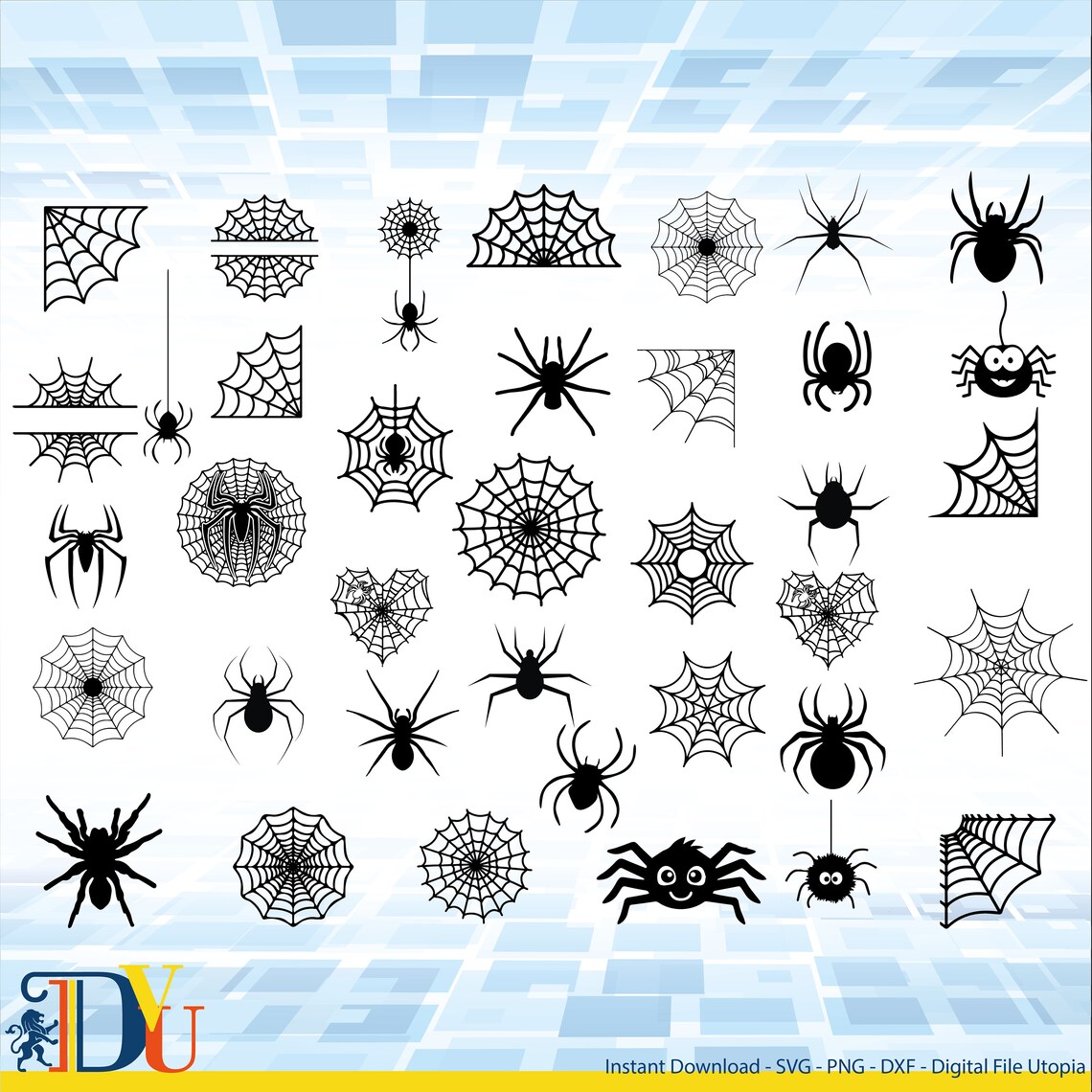 Spider Web SVG Bundle Spider Web PNG Bundle Spider Web - Etsy