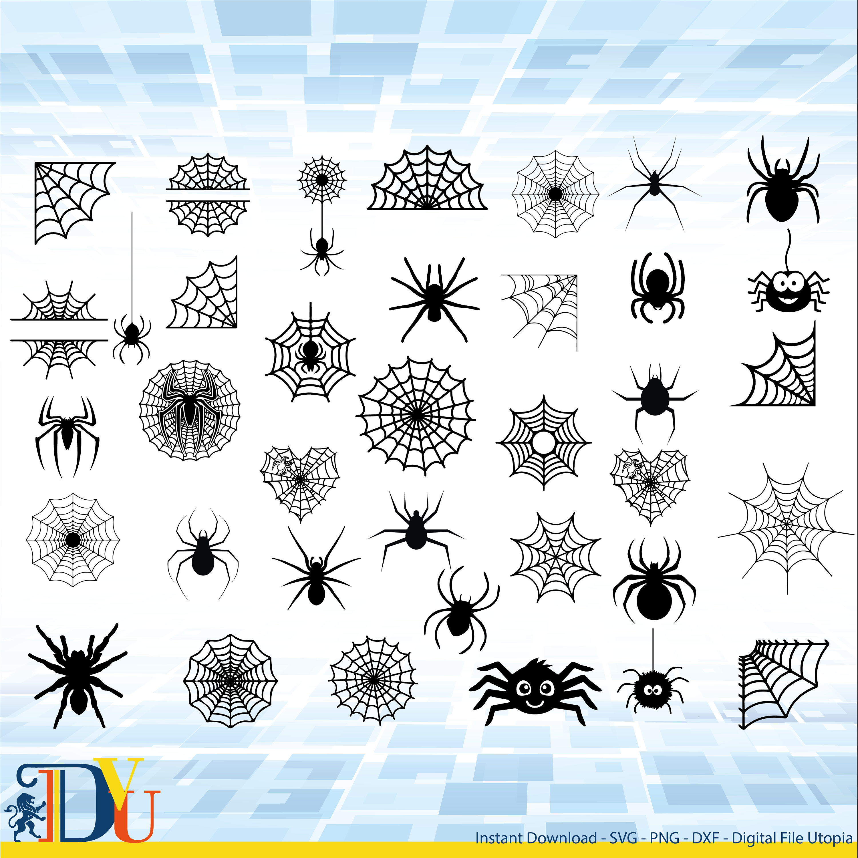Spider Web SVG Bundle Spider Web PNG Bundle Spider Web - Etsy