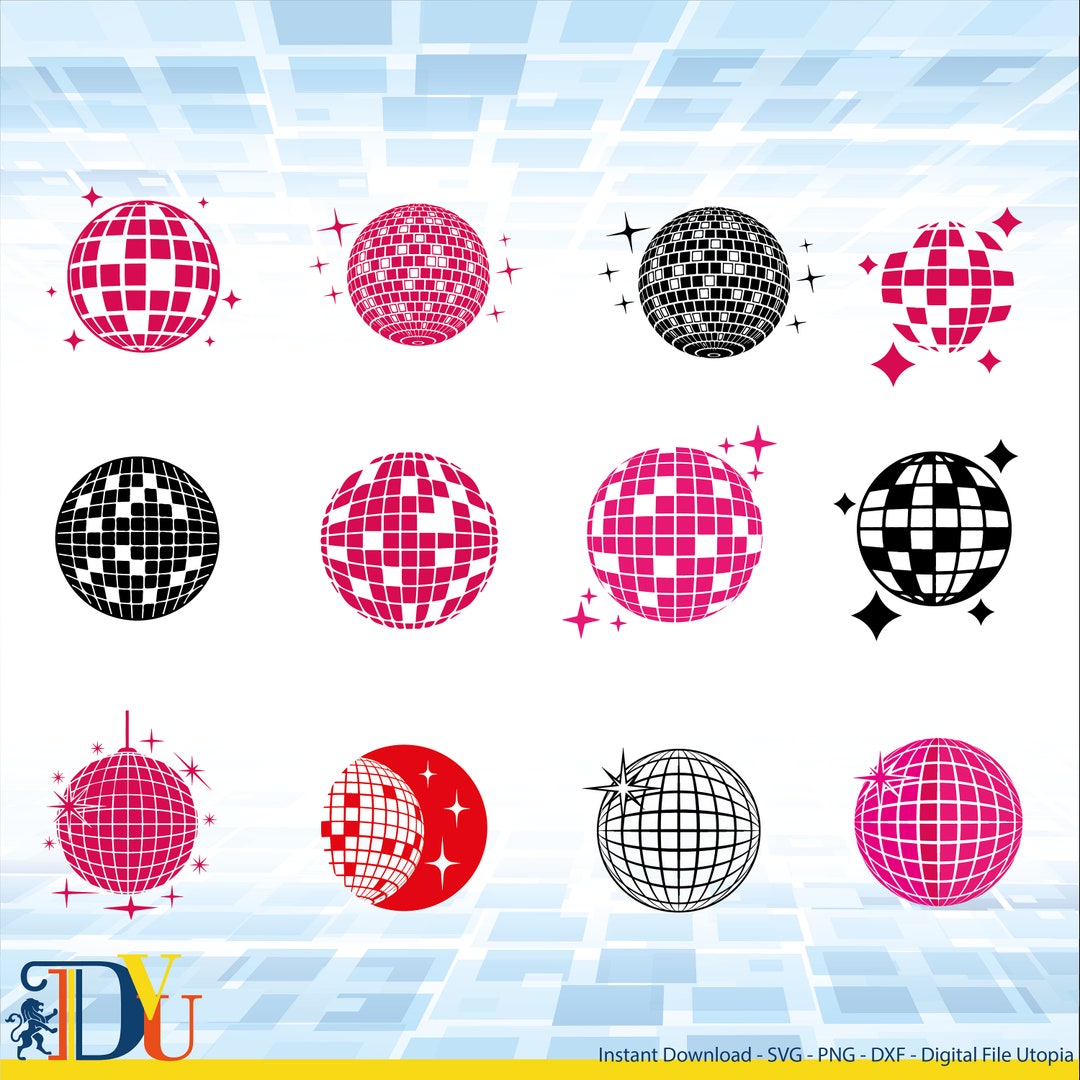Disco Ball Svg, Disco Ball Png, Discoball Svg, Retro Svg, Groovy Svg ...