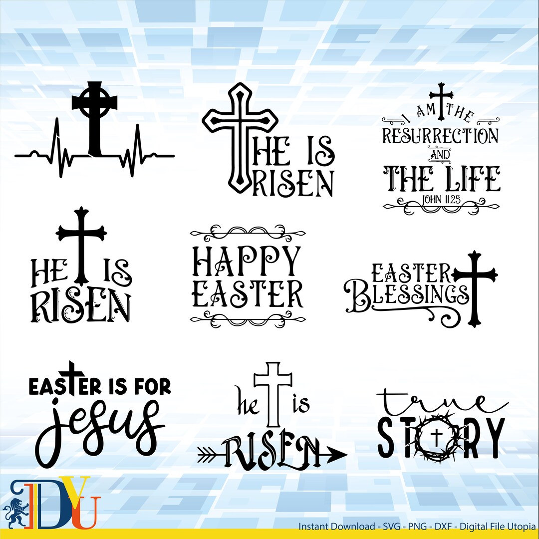 Christian Easter Svg, Easter Svg, Religious Easter Svg, Easter Svg ...