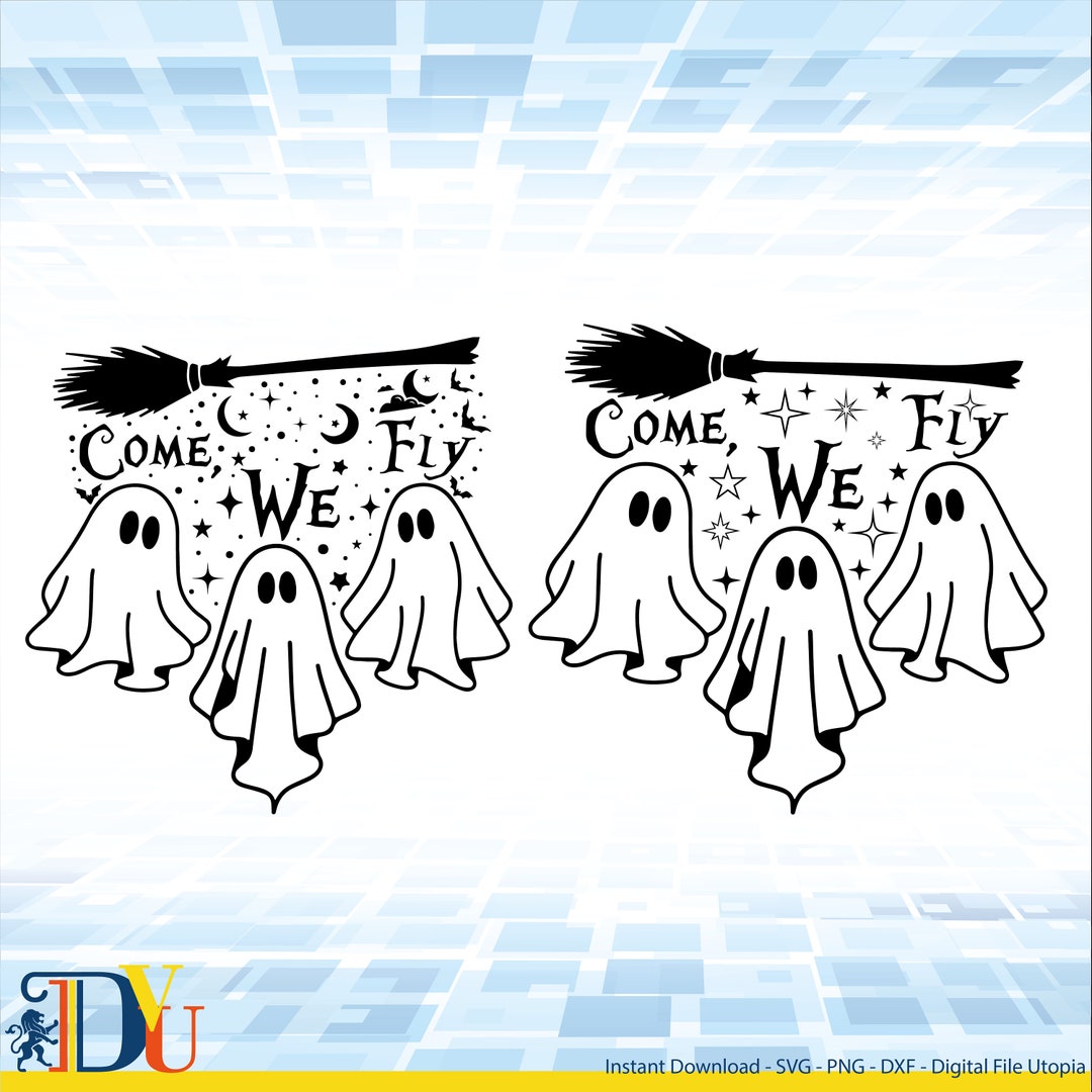 Come We Fly Hocus Pocus Inspired Decal Files, Cut Files for Cricut, Svg ...