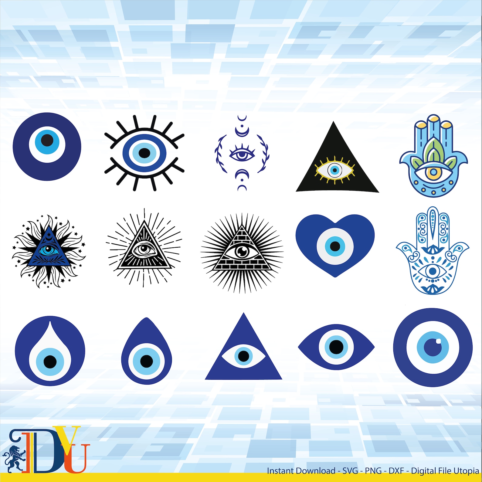 Evil Eye SVG, Turkish Eye Svg, Humsa Svg Cut Files, Evil Eye Protection ...