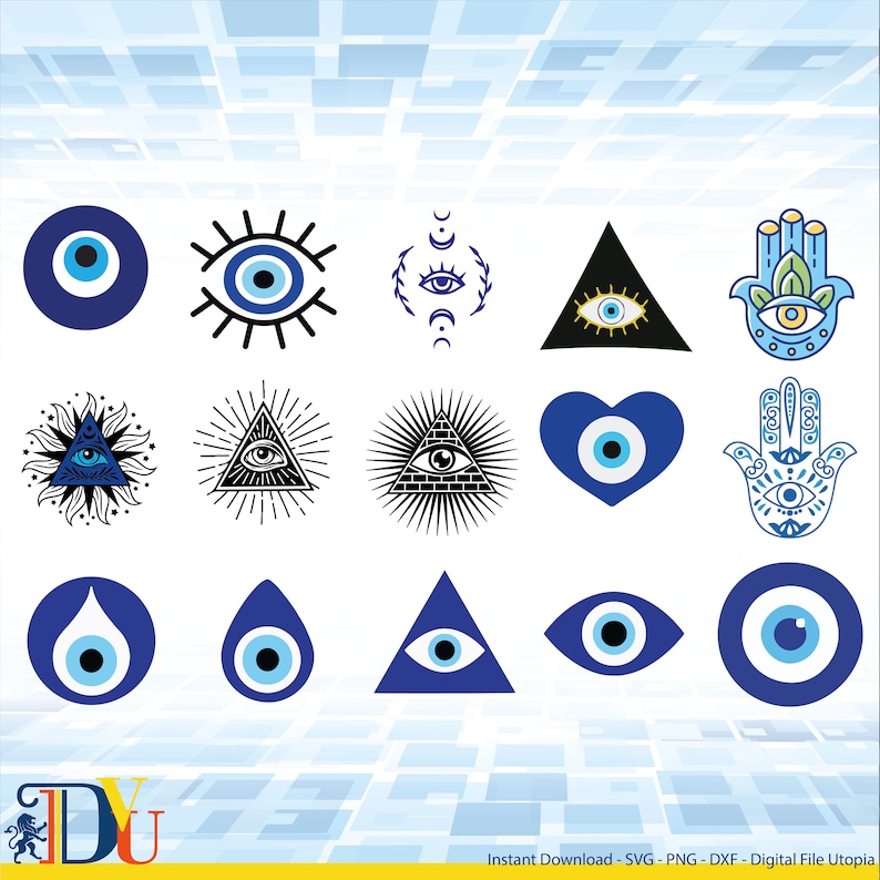 Evil Eye SVG, Turkish Eye Svg, Humsa Svg Cut Files, Evil Eye Protection ...