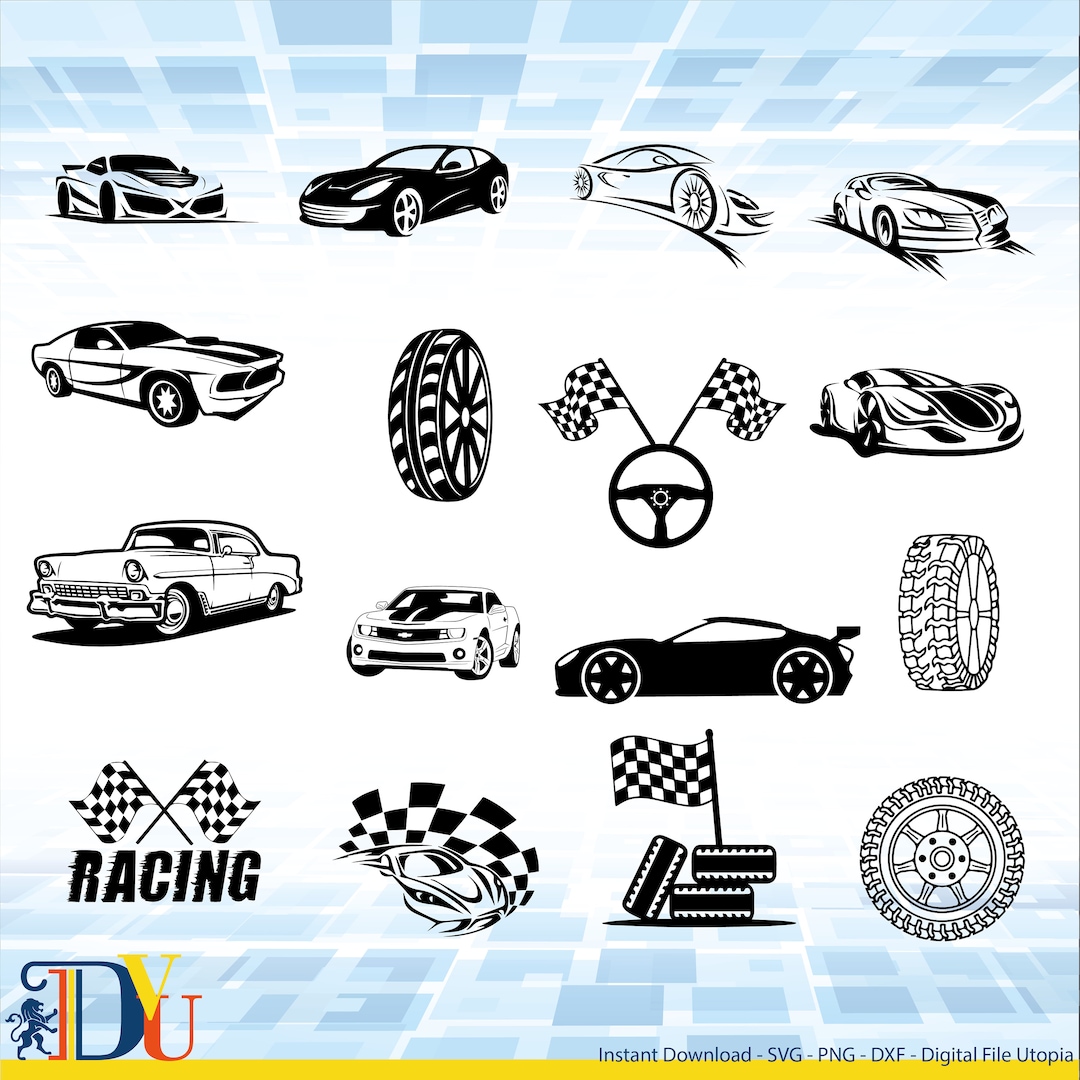 High Quality Sport Car SVG Bundle, Sports Car Svg, Sport Car Dxf, Sport ...