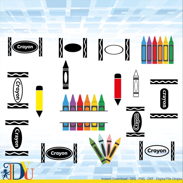 Crayola Svg - Etsy