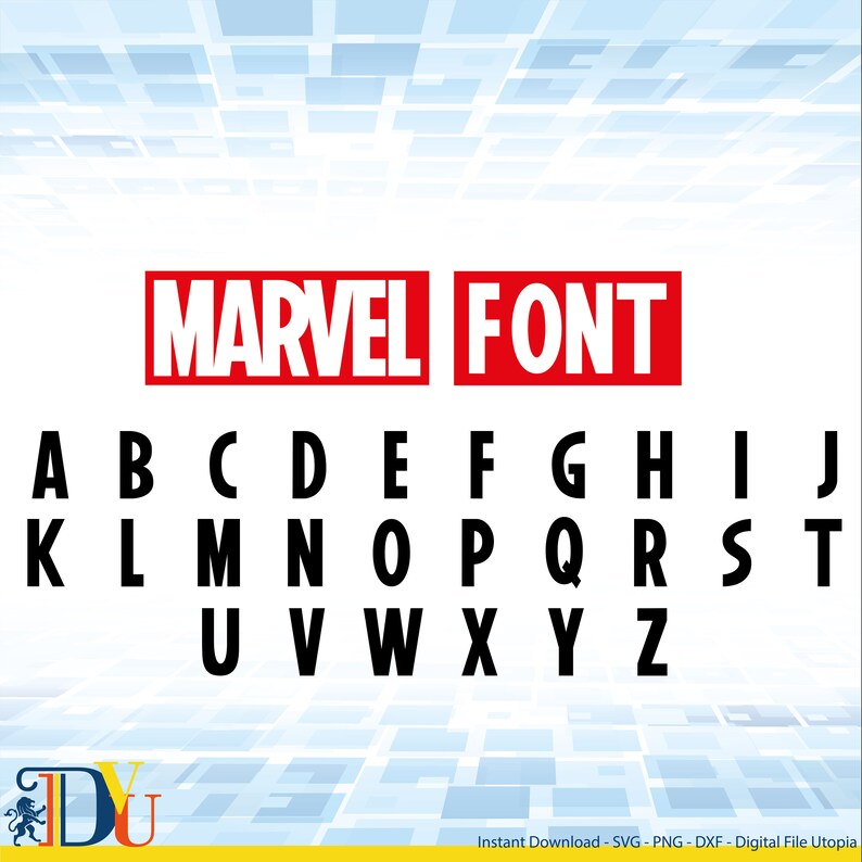 Superhero Font Svg, Movie Font Svg, Hero Font Svg, Font File, Ttf Files ...