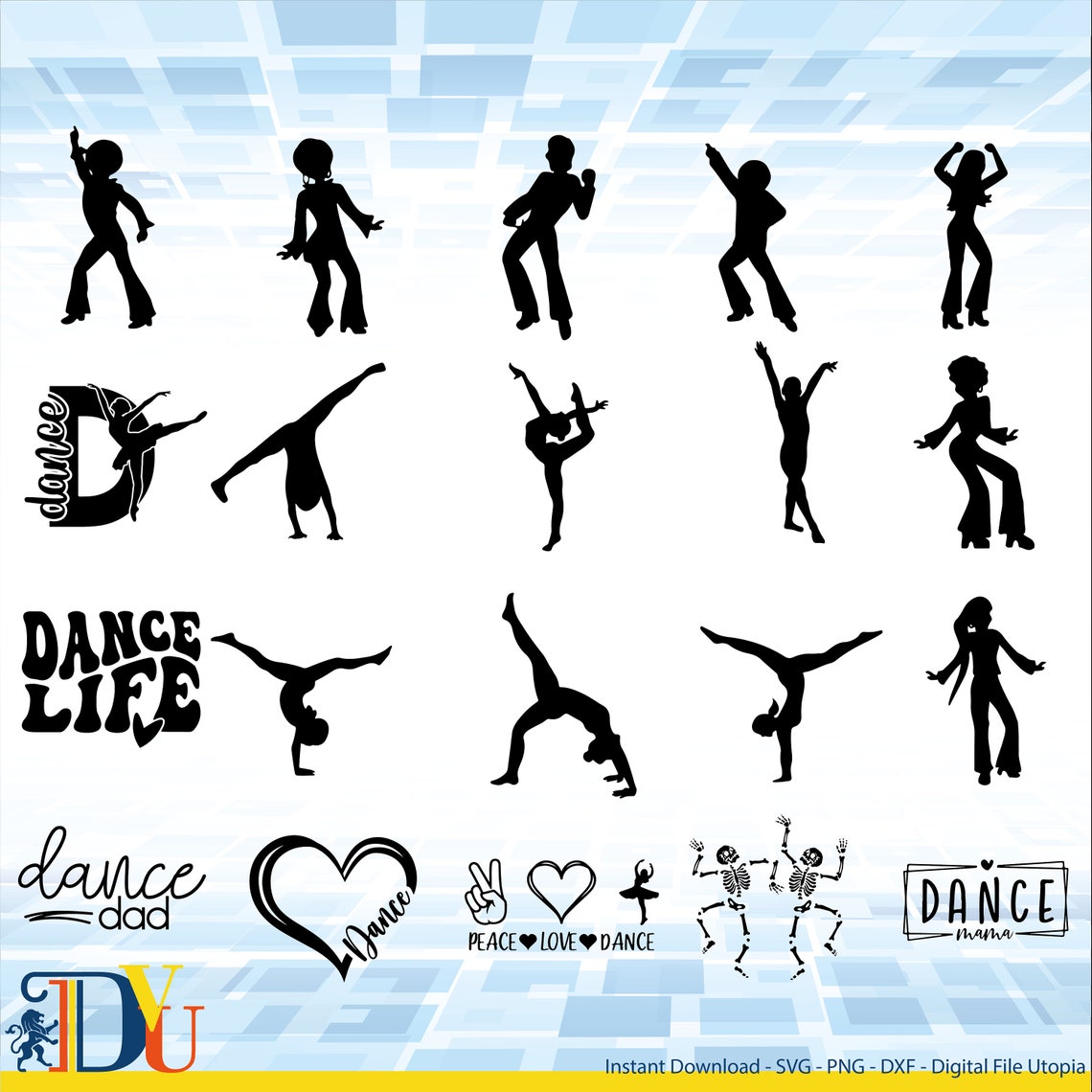Dance Svg Bundle Dance Svg Dance Team Svg Dancer Team Svg - Etsy