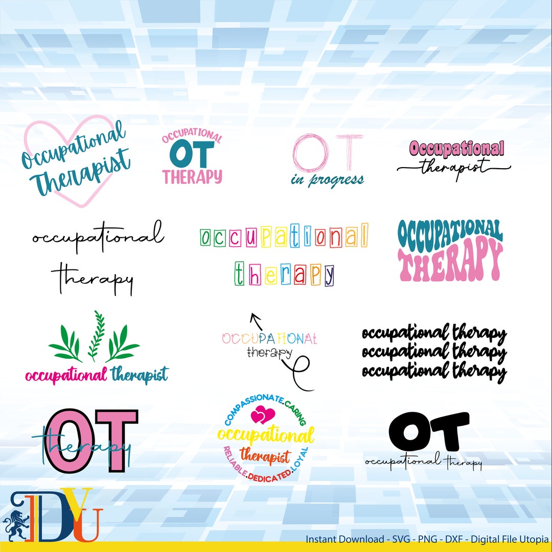 Occupational Therapy Svg Bundle, Ot Svg, Ot Life, Occupational ...