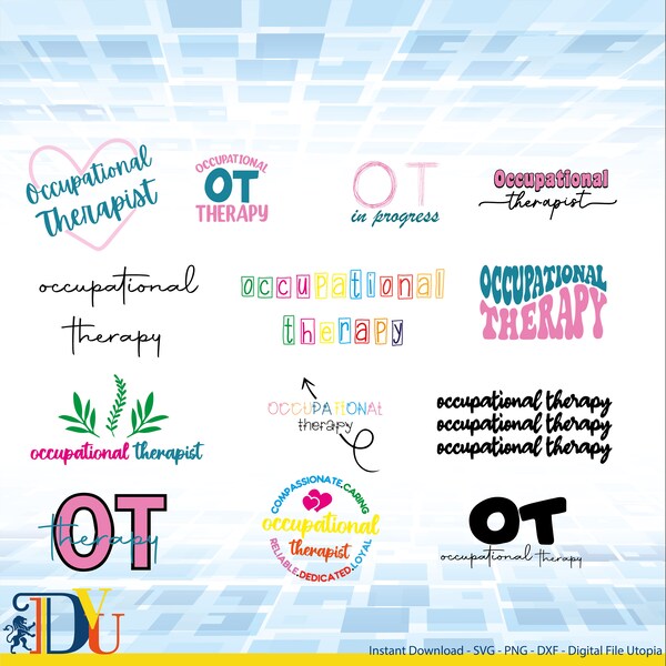 Occupational Therapy Svg - Etsy