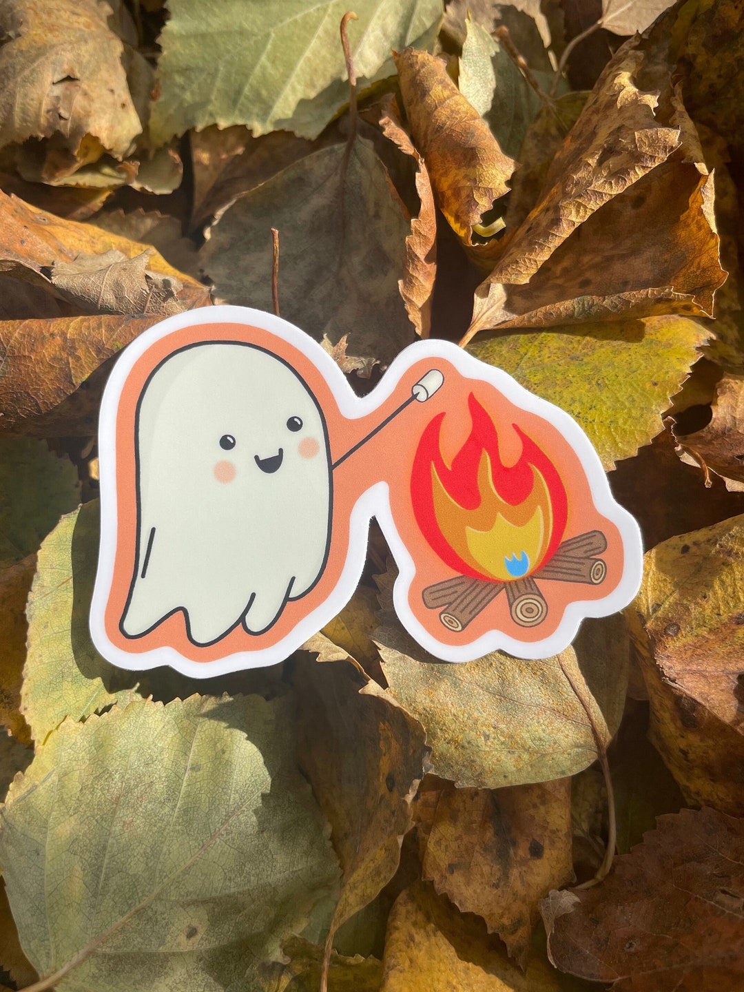 Toastie Ghostie | Cute Fall Ghost | Ghost Roasting Marshmallow ...