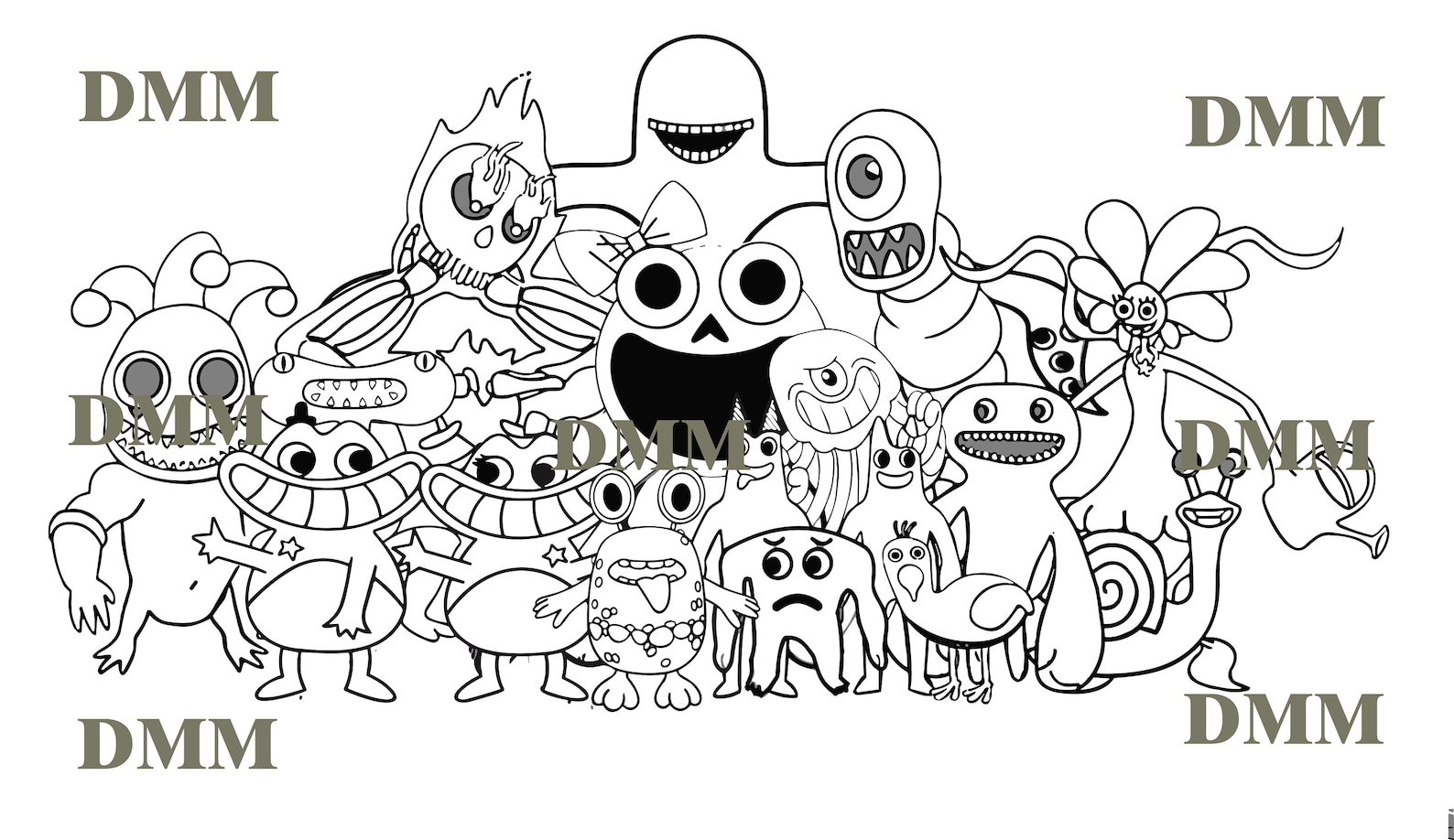 Garten of Banban Coloring Pages, Instant Download, 11 Coloring Pages ...