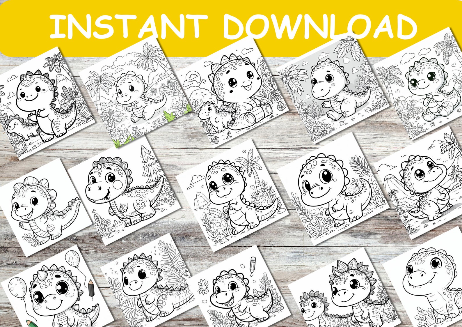 57 Easy Dinosaur Coloring Pages for Kids Toddlers Preschoolers Toddlers ...