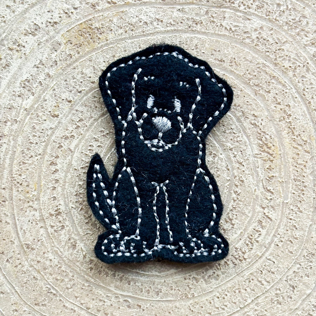Black Labrador Dog Felties - Etsy