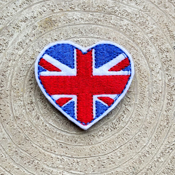 Union Jack Heart - Etsy