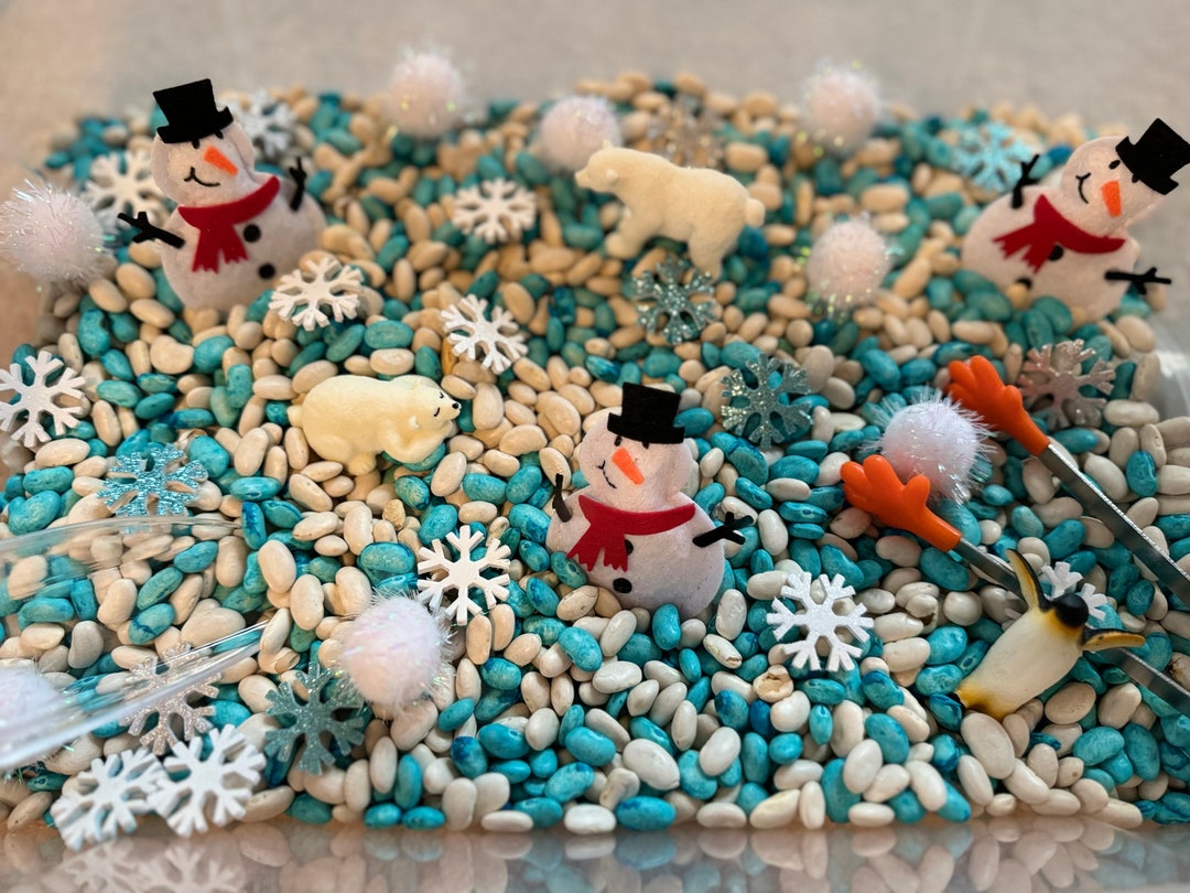 Winter Sensory Bin Materials - Etsy
