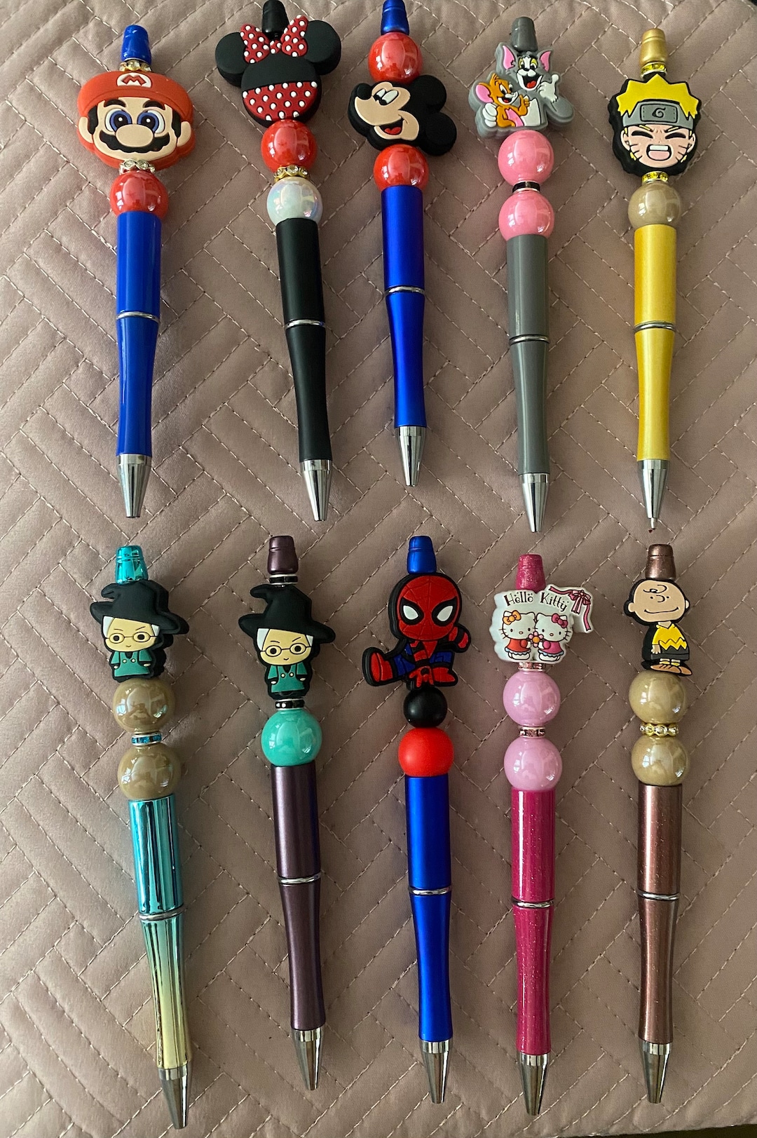 Cartoon Character Focal Bead Pens - Etsy