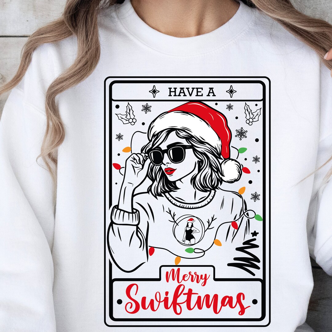 Have A Merry Swiftmas Christmas PNG SVG File, Swiftie Svg, Tarot Png ...