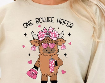 Heifer Valentine Png, Highland Cow Valentine Png, Valentine Day Western ...