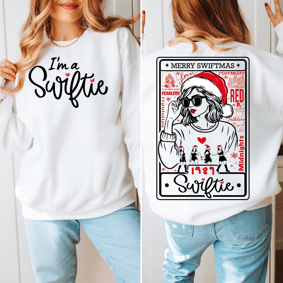 I'm a Swiftie Merry Swiftmas Christmas Bundle PNG SVG File, Swiftie Png ...