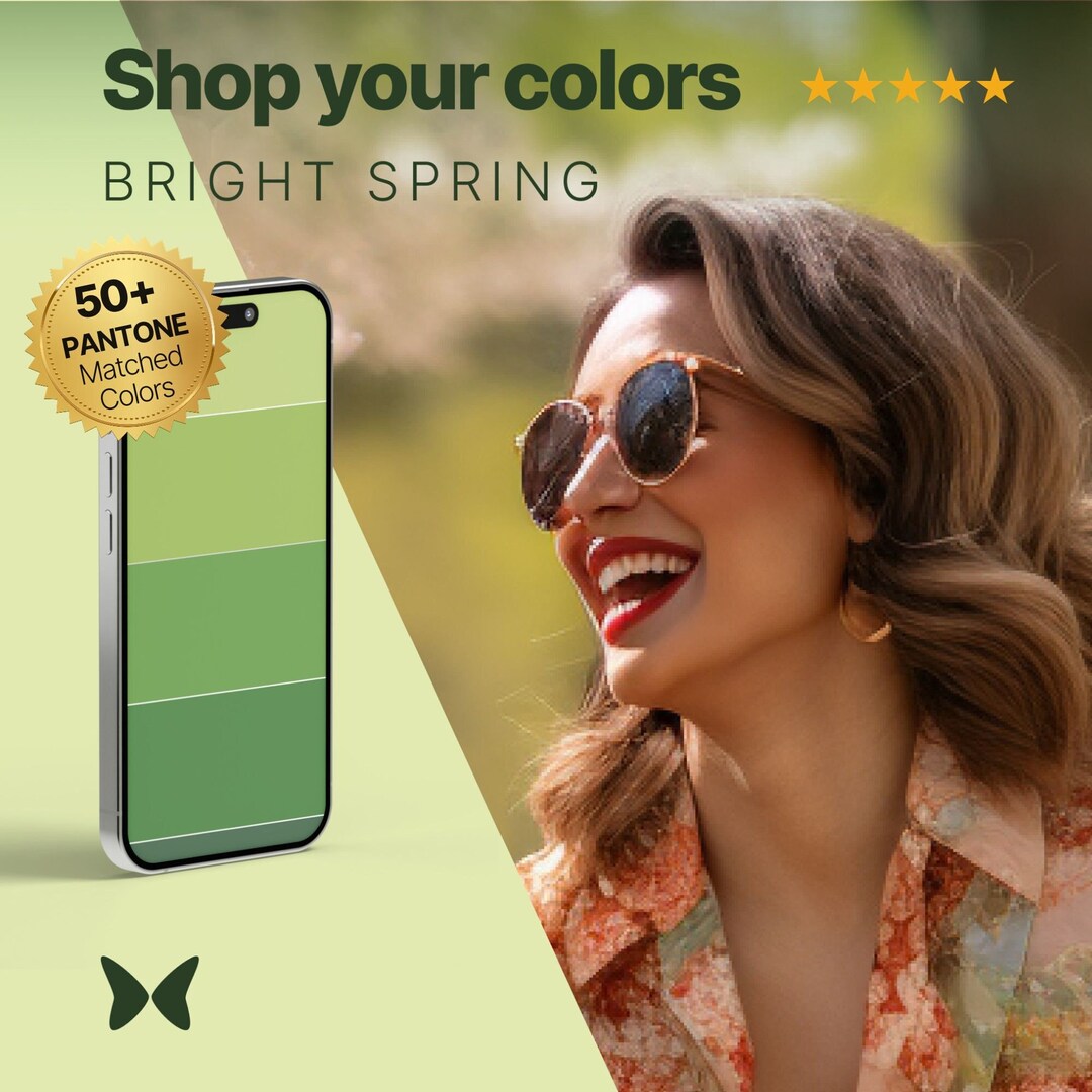 Bright Spring Color Palette Pantone Matched 12 Seasonal Analysis System ...
