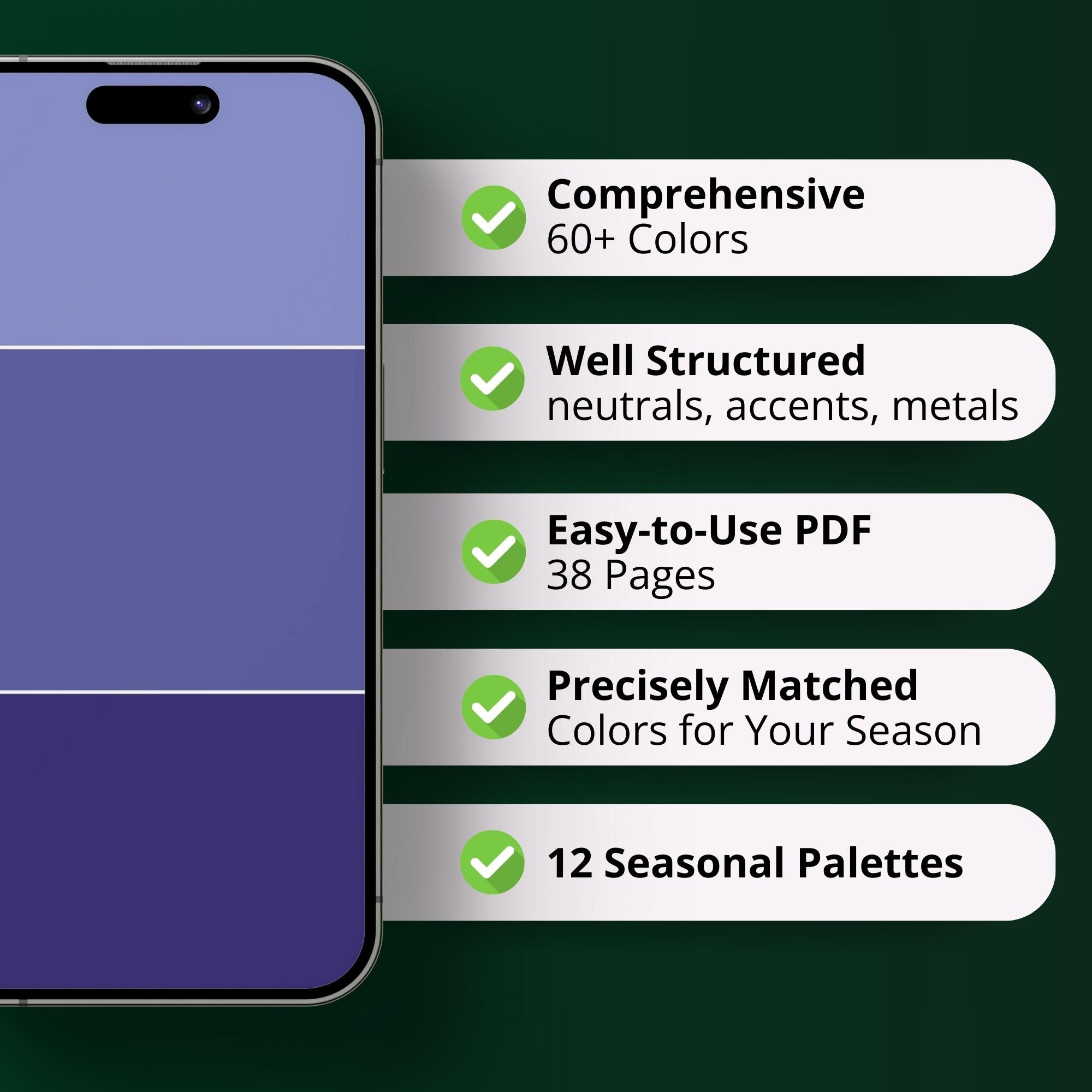 Digital Color Palettes Templates for Color Analysis Professionals ...