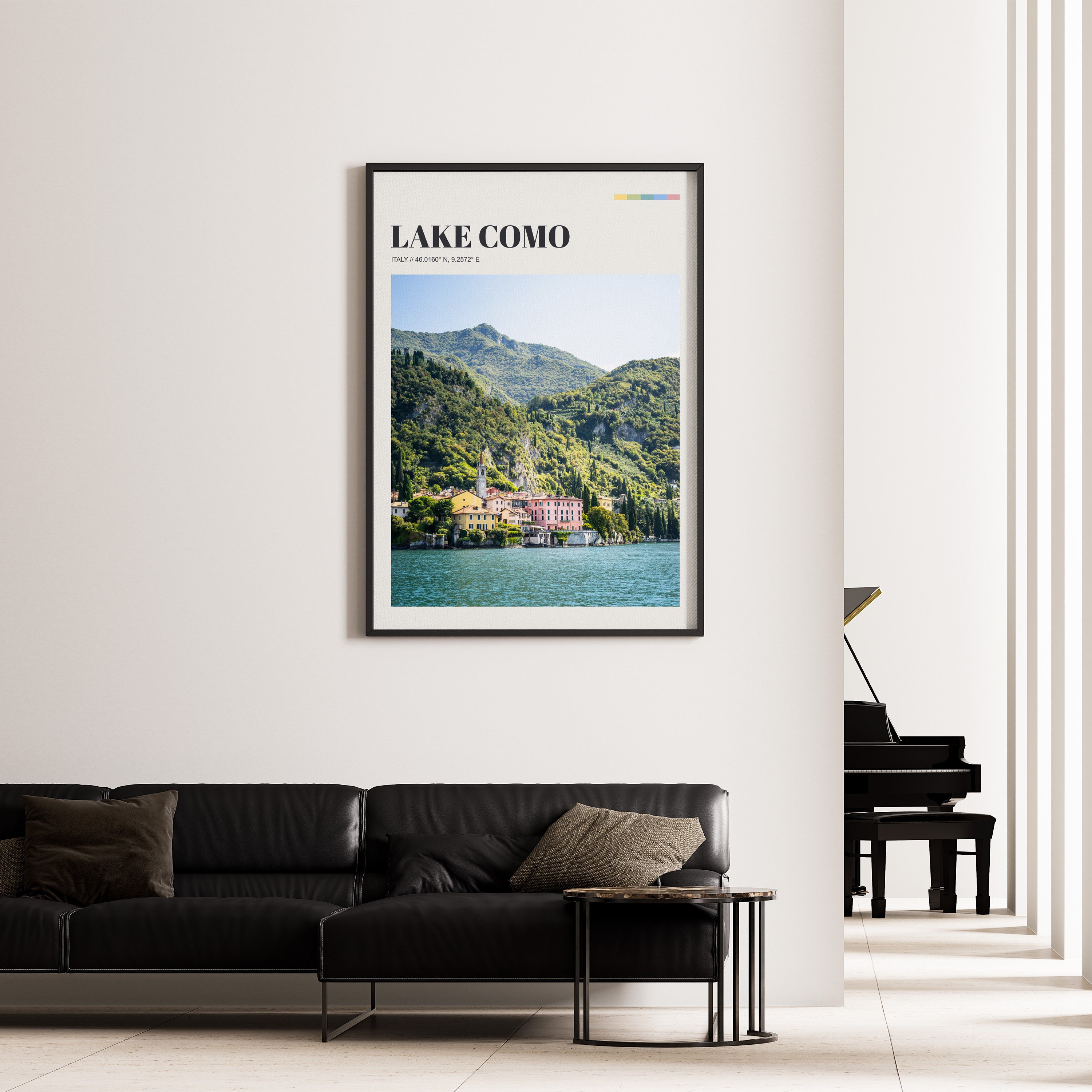 Lake Como Poster | Como Poster | Lake Como Wall Art | Lake Como Print ...