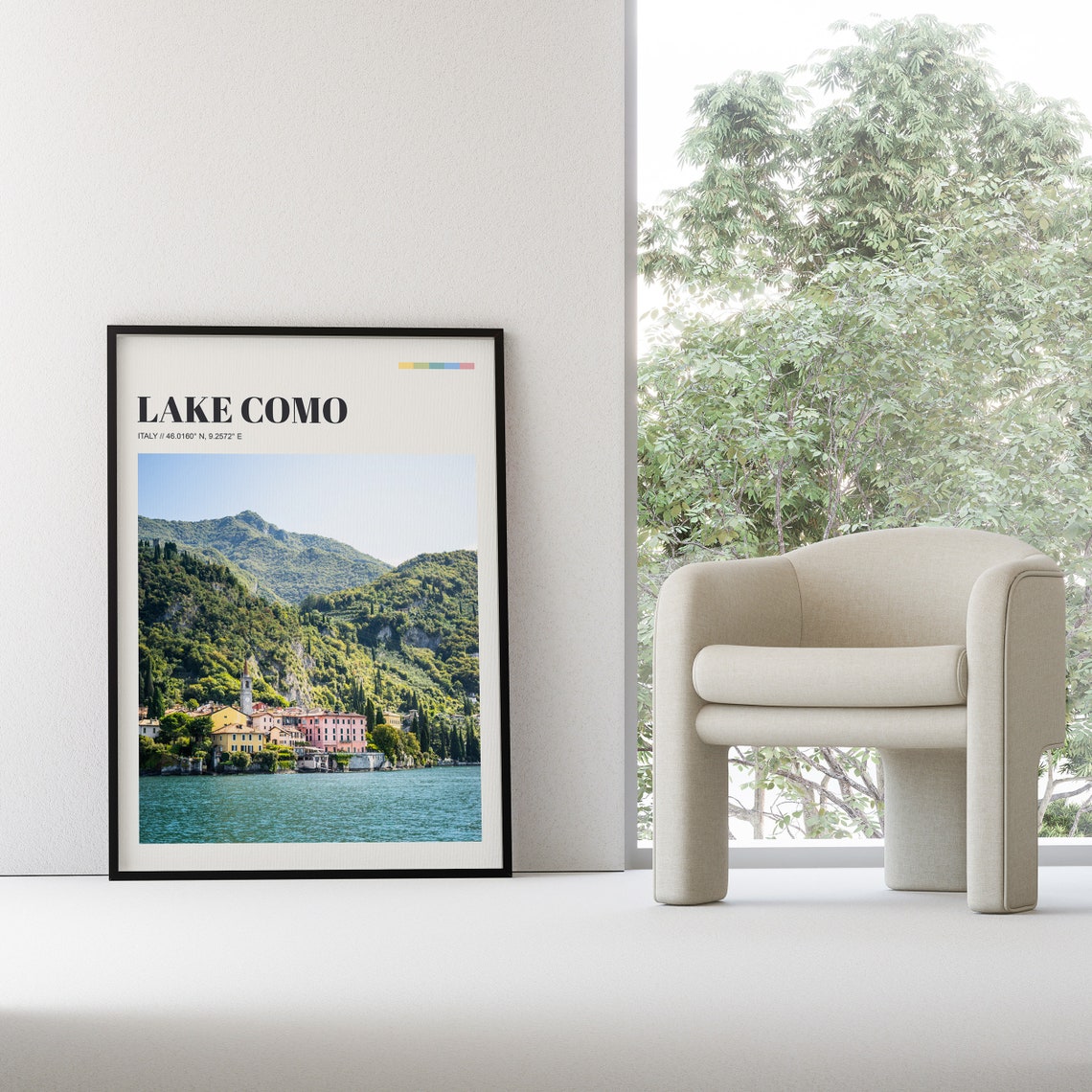 Lake Como Poster Como Poster Lake Como Wall Art Lake Como Print Lake ...