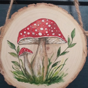 Enchanted Toadstool Painting - Etsy