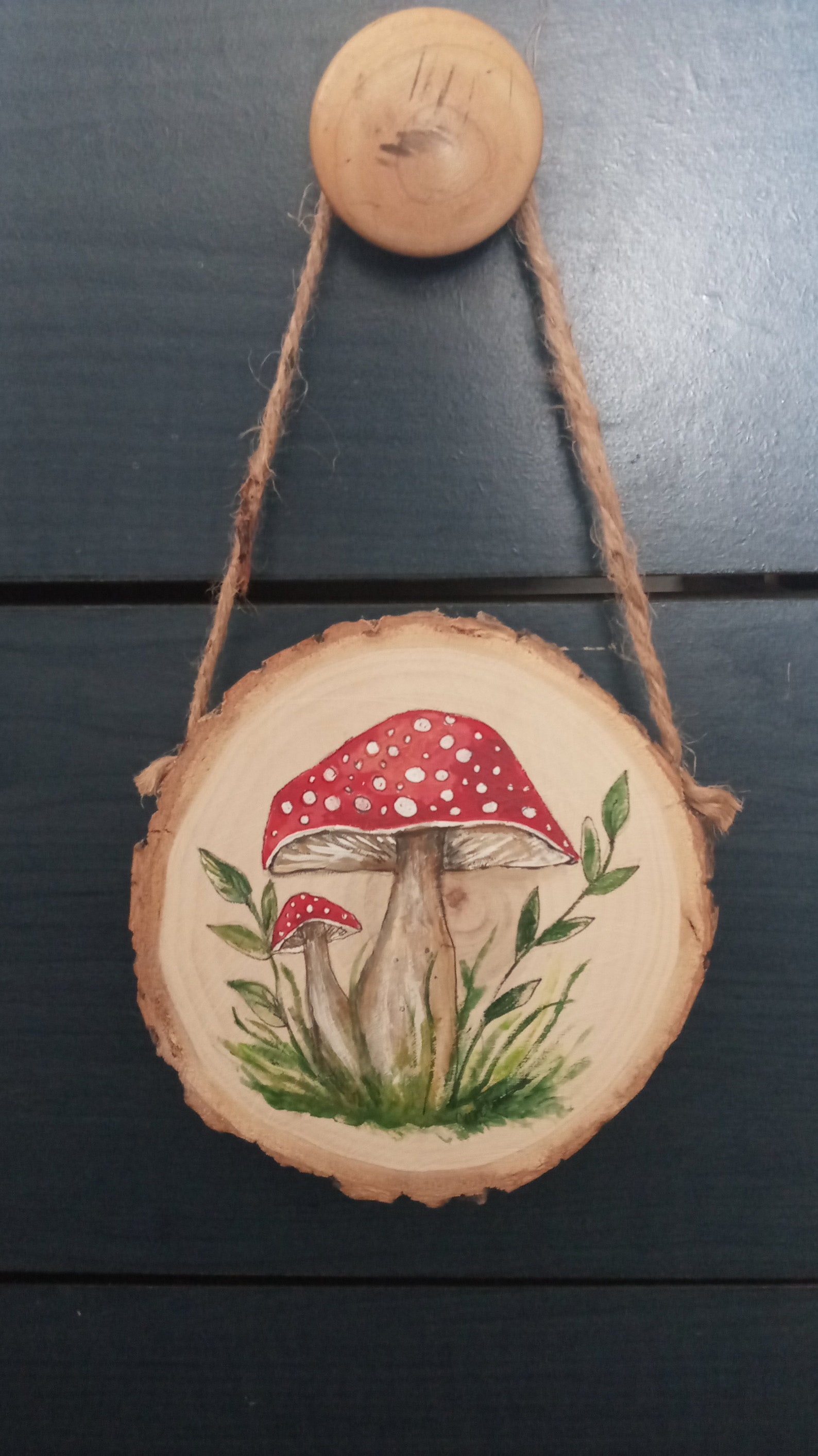 Enchanted Toadstool Painting - Etsy
