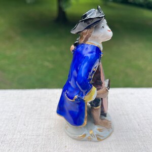 Antique Porcelain monkey Cellist or Cello Player. Gold Anchor Mark ...