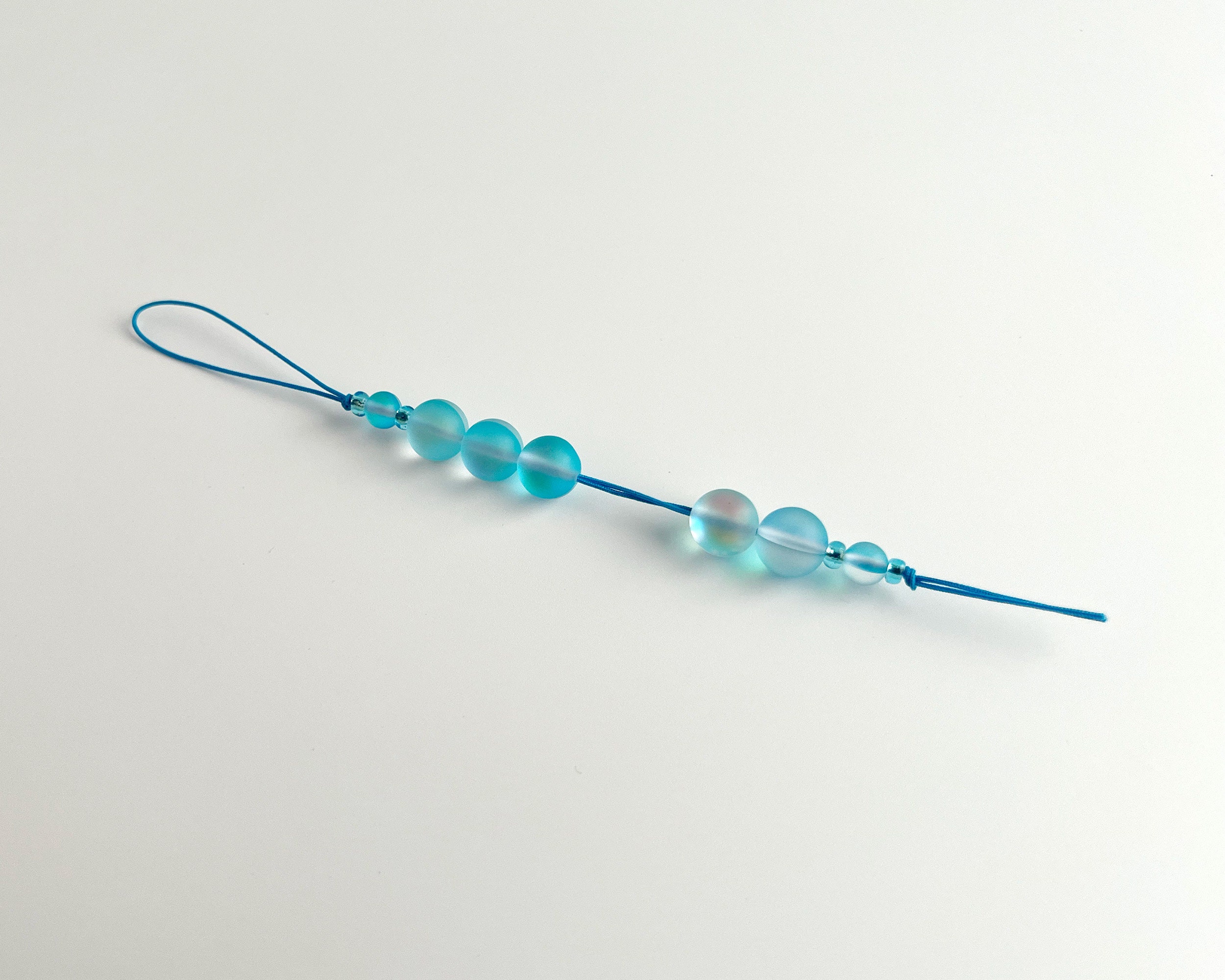 Living Water Beaded Habit Tracker | Blue Aurora Shimmer Shining Matte ...
