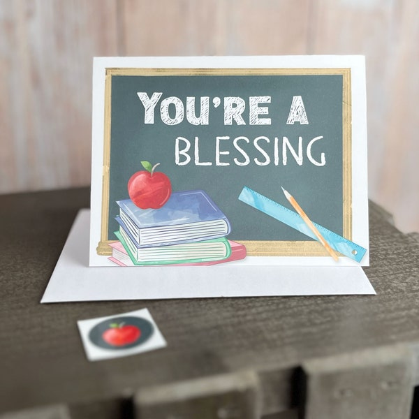 Religious Teacher Card - Etsy