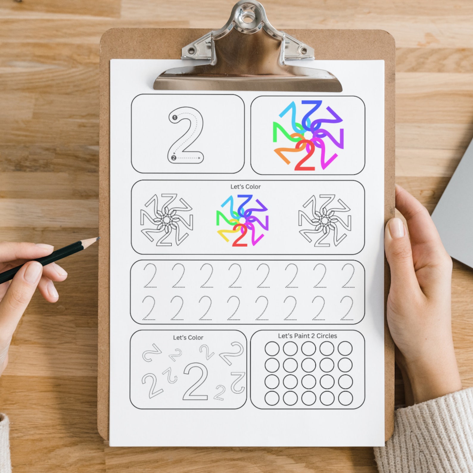 Number Tracing Worksheets for Kids Number Coloring Pages - Etsy