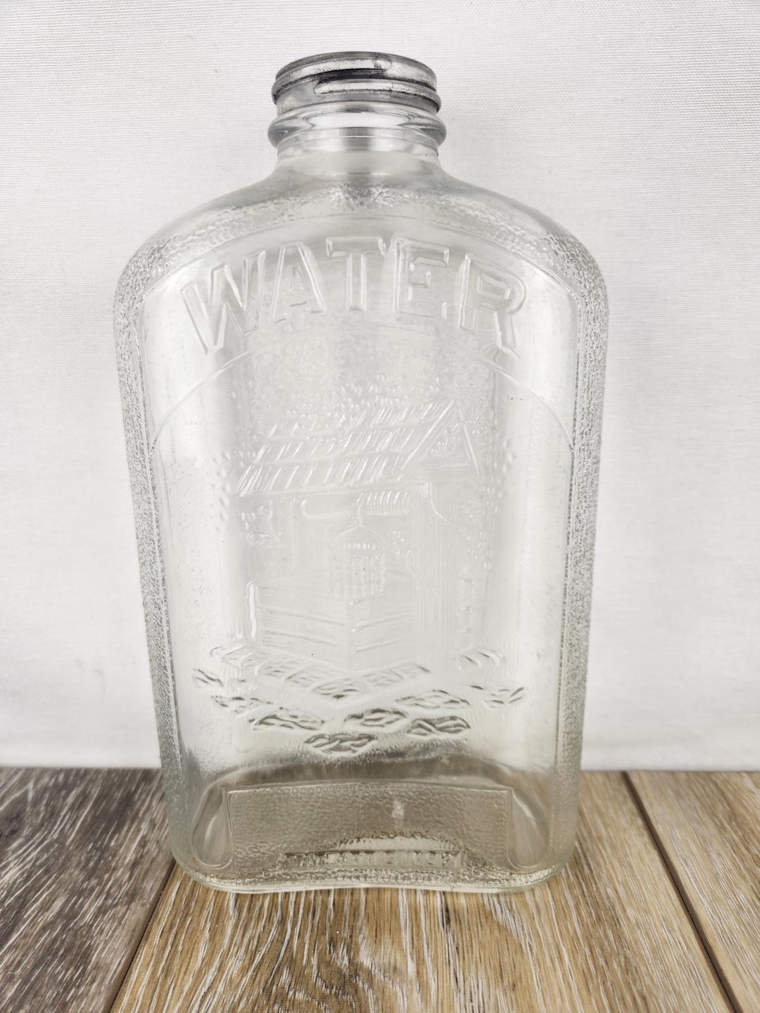 1932 Hemingray Glass Refrigerator Water Bottle Wishing Well Embossed 1 ...