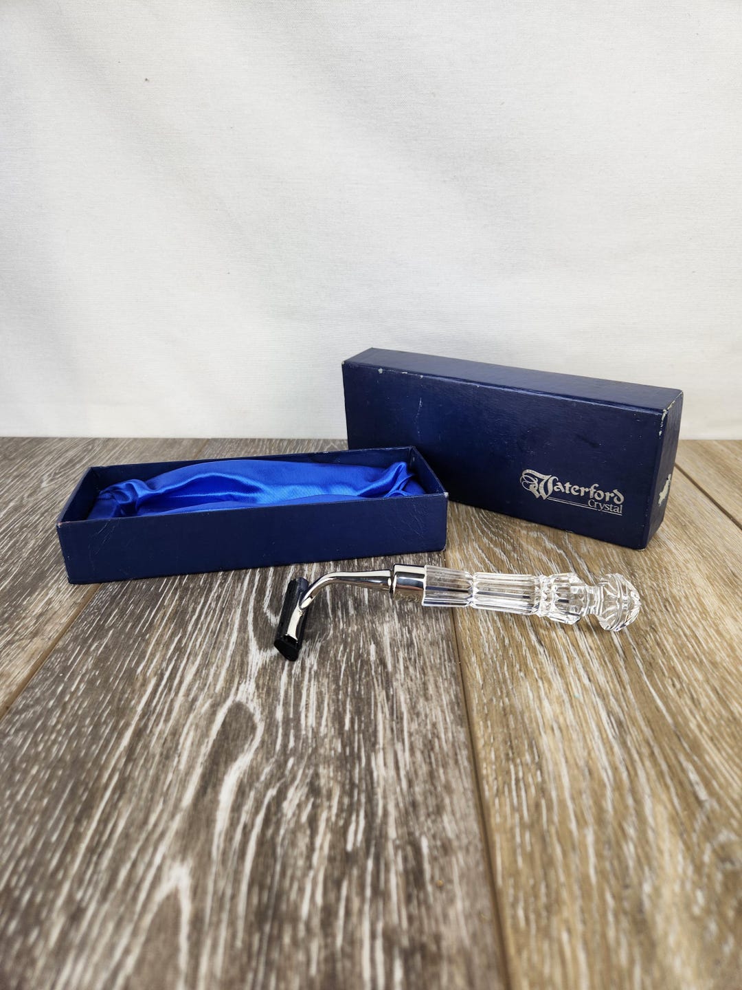 Vintage Waterford Crystal Shaving Razor Disposable Head in Original ...