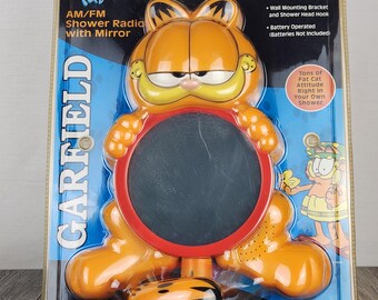 Vintage 1981 Garfield Gooseneck Desk Lamp W/ceramic Shade - Etsy