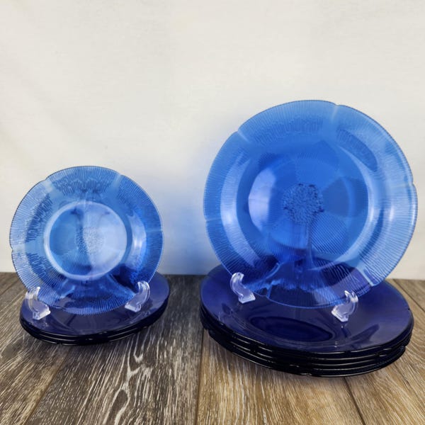 Cobalt Blue Plate - Etsy