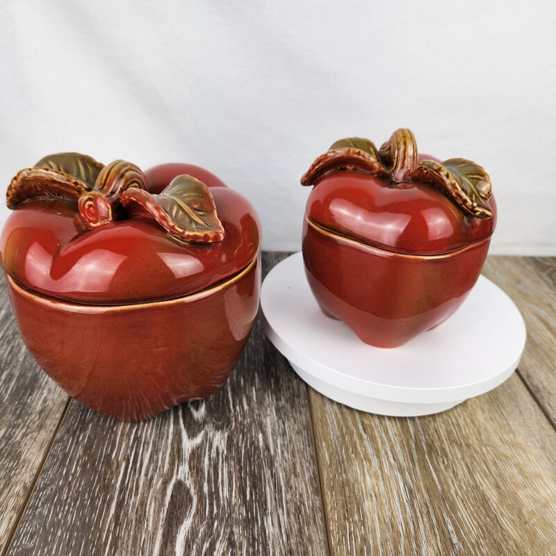 Apple Canisters - Etsy