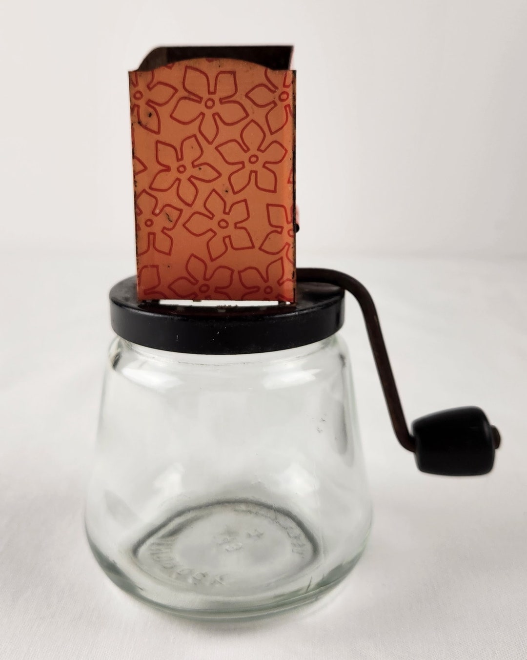 Vintage ANDROCK Nut Chopper W/red Floral Pattern, Made in USA, 6 Height ...