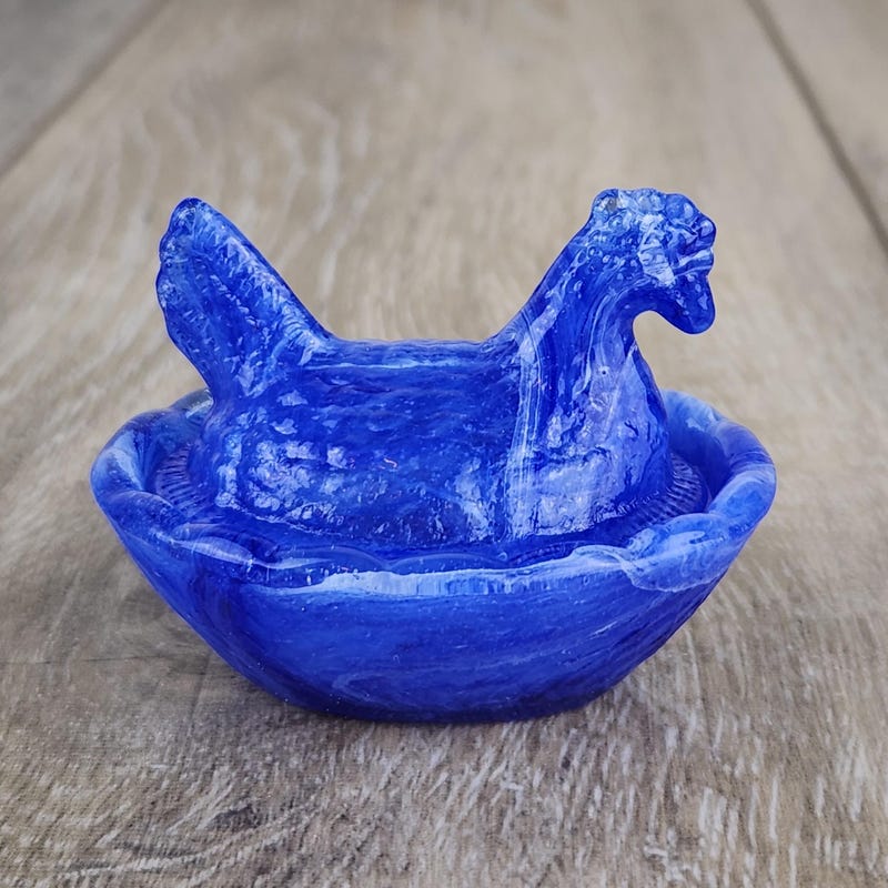 Hen Nest Covered Clear - Etsy