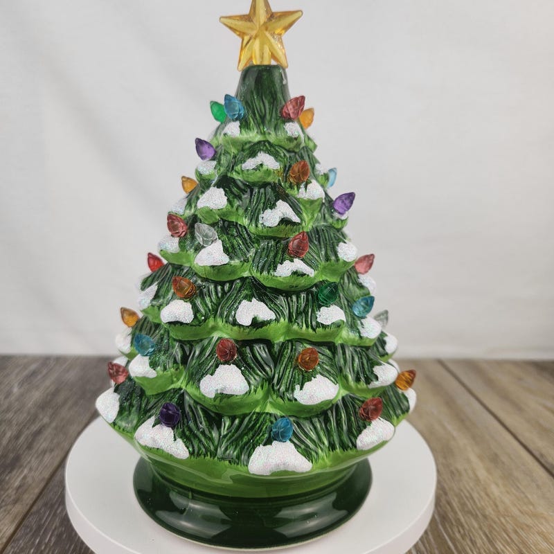 Ceramic Xmas Tree - Etsy