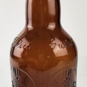 Vintage Grolsch Amber Colored Glass Beer Bottle With Porcelain Swing ...