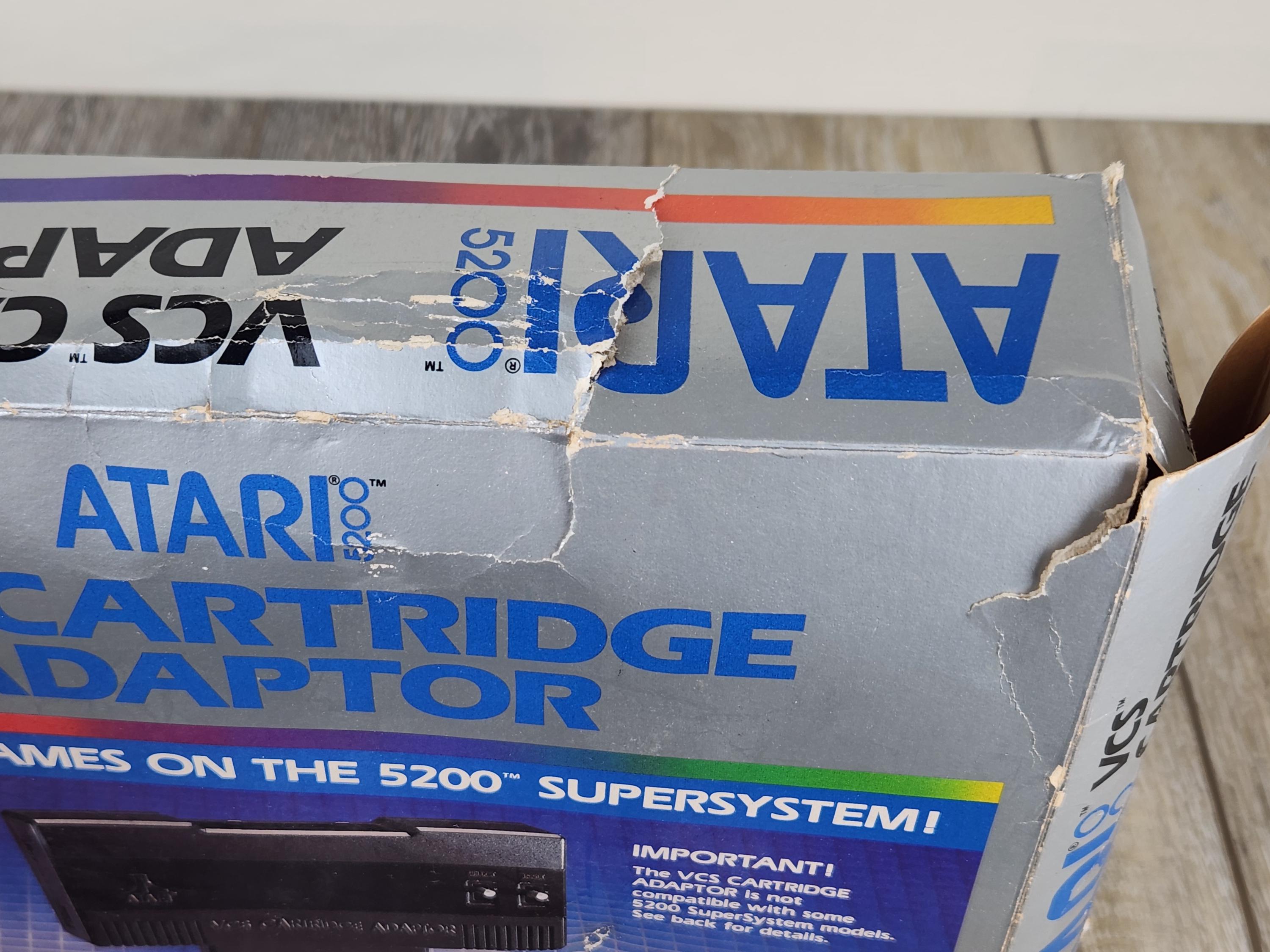Atari 5200 VCS Cartridge Adaptor for Atari 2600 Games - in Original Box ...